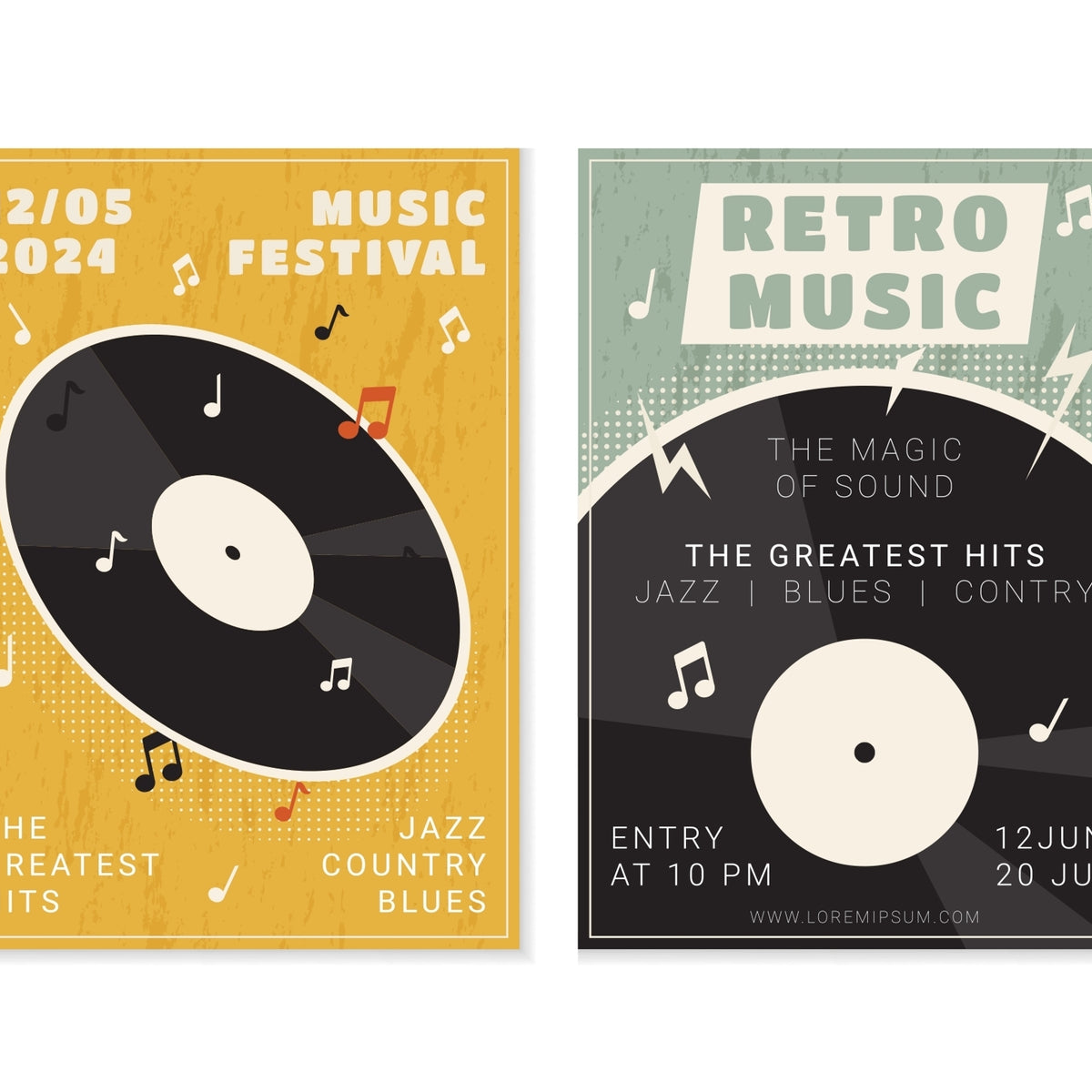 Vinyl Vibes- Set of 4 – Auravive